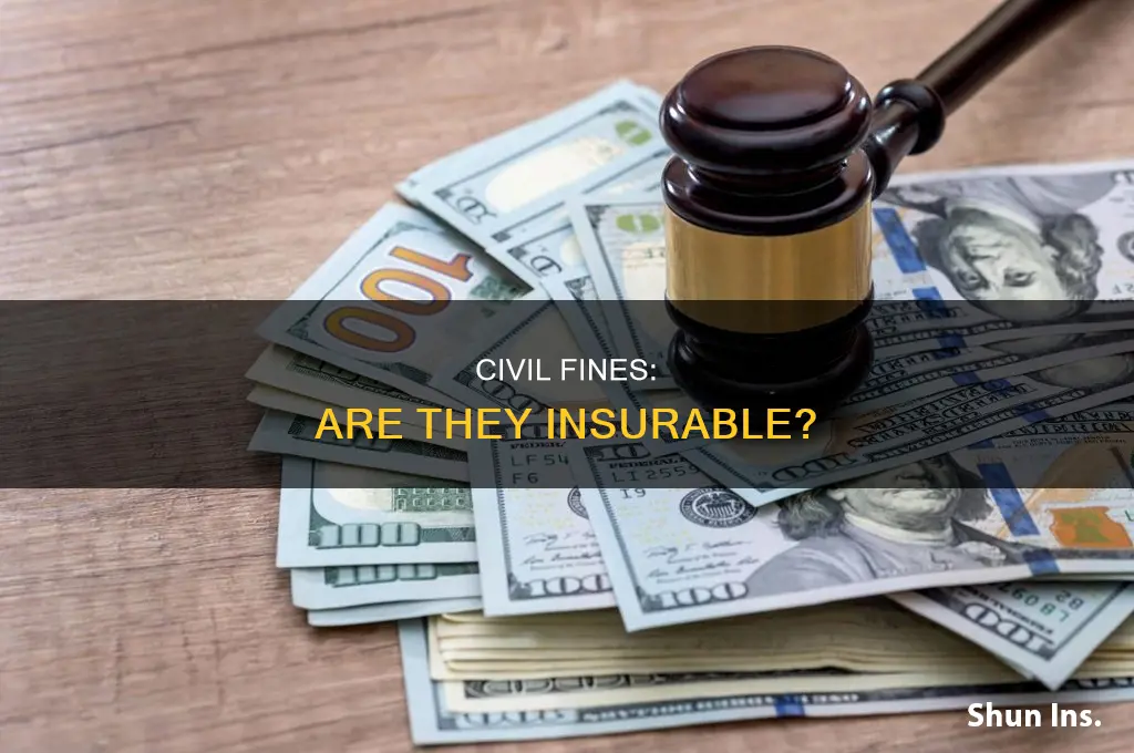 Civil Fines: Are They Insurable? | ShunIns