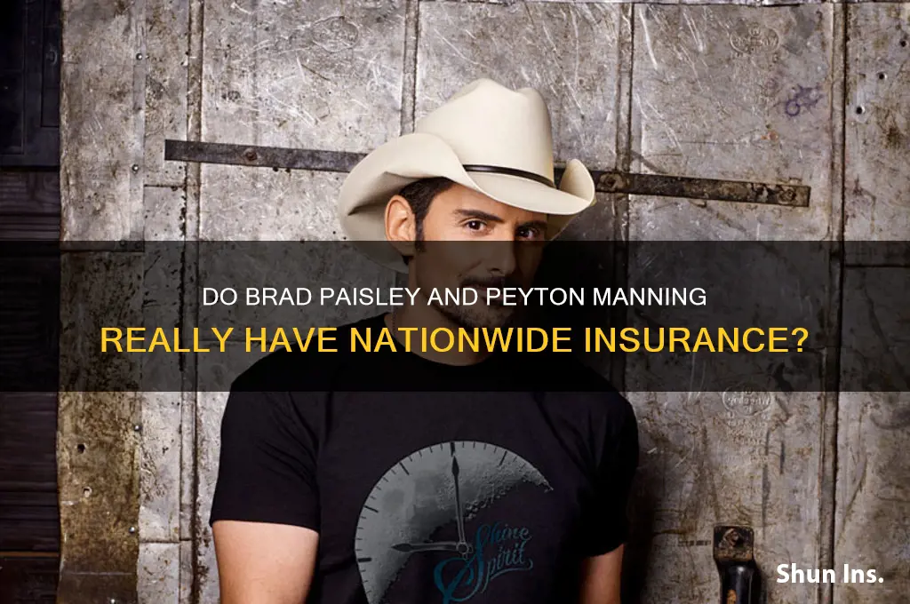 Do Brad Paisley And Peyton Manning Really Have Nationwide Insurance ...