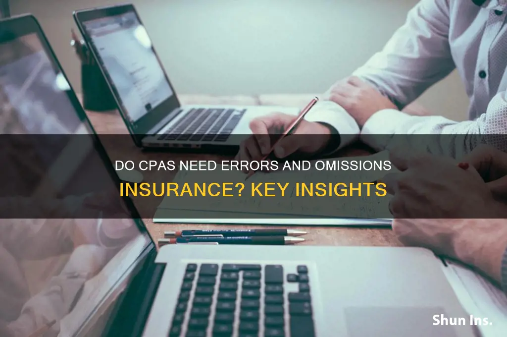 Do Cpas Need Errors And Omissions Insurance? Key Insights | ShunIns