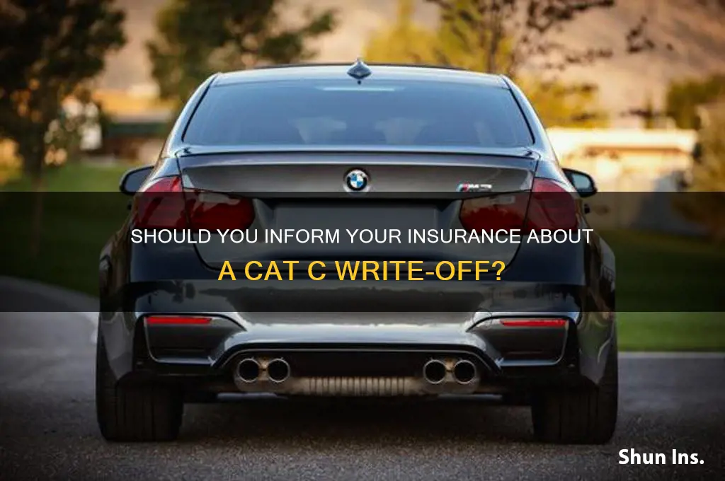 Should You Inform Your Insurance About A Cat C Write-Off? | ShunIns