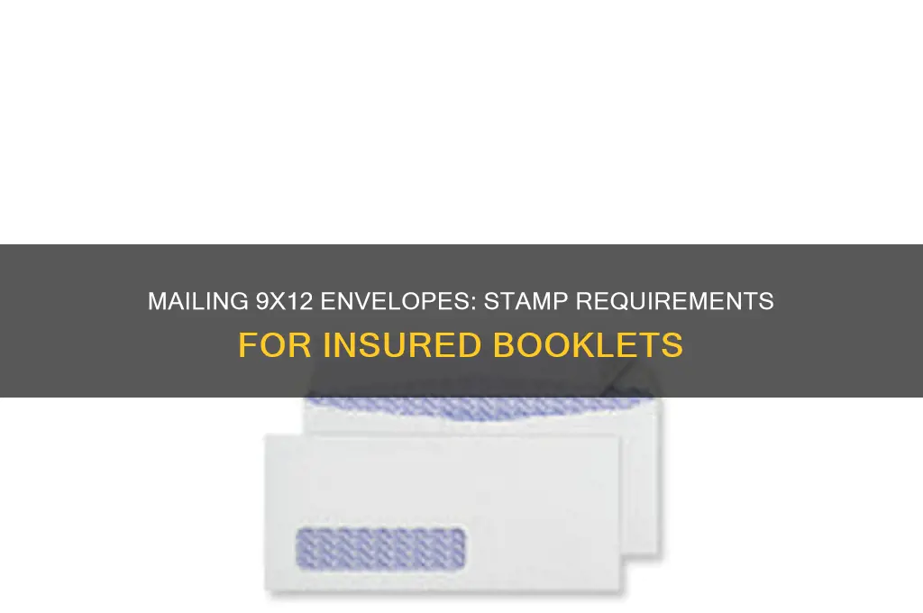 Mailing 9X12 Envelopes: Stamp Requirements For Insured Booklets | ShunIns