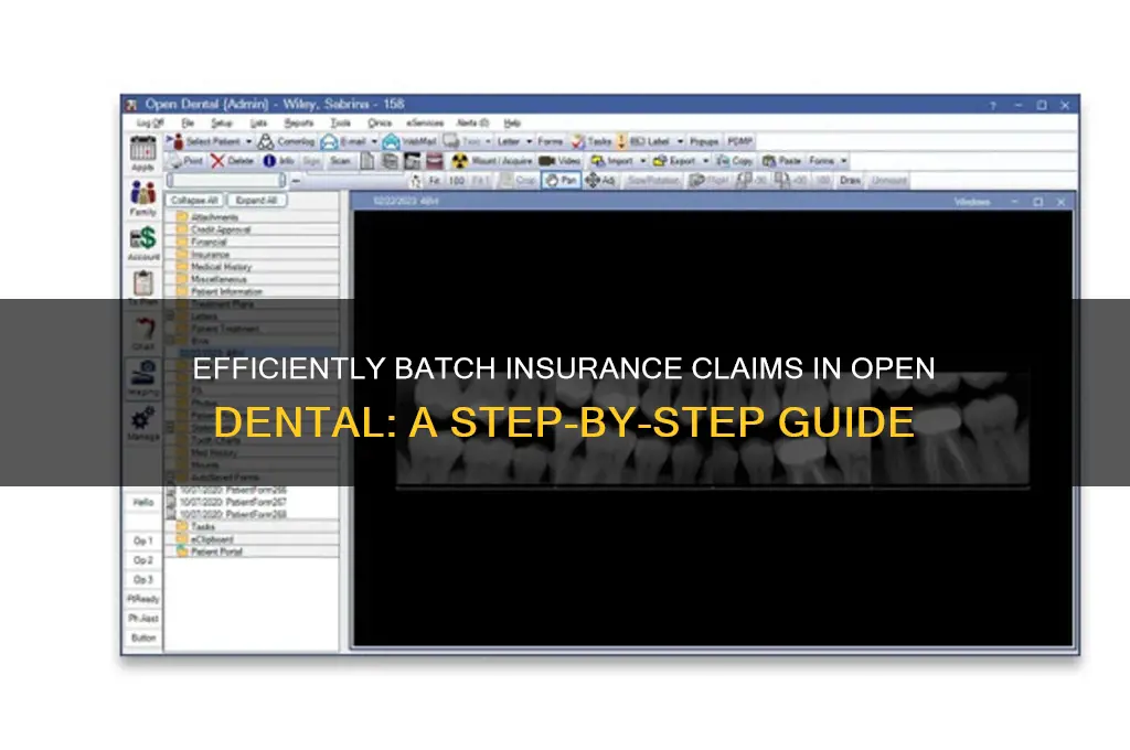 Efficiently Batch Insurance Claims In Open Dental: A Step-By-Step Guide ...