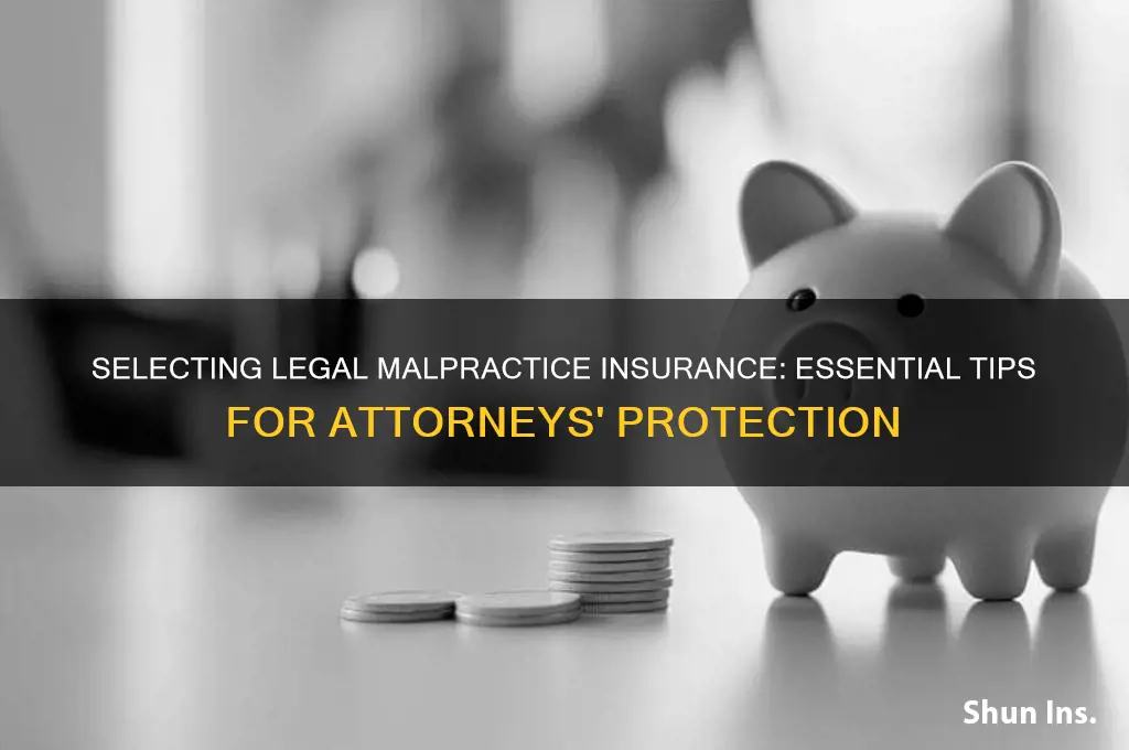 Selecting Legal Malpractice Insurance: Essential Tips For Attorneys ...