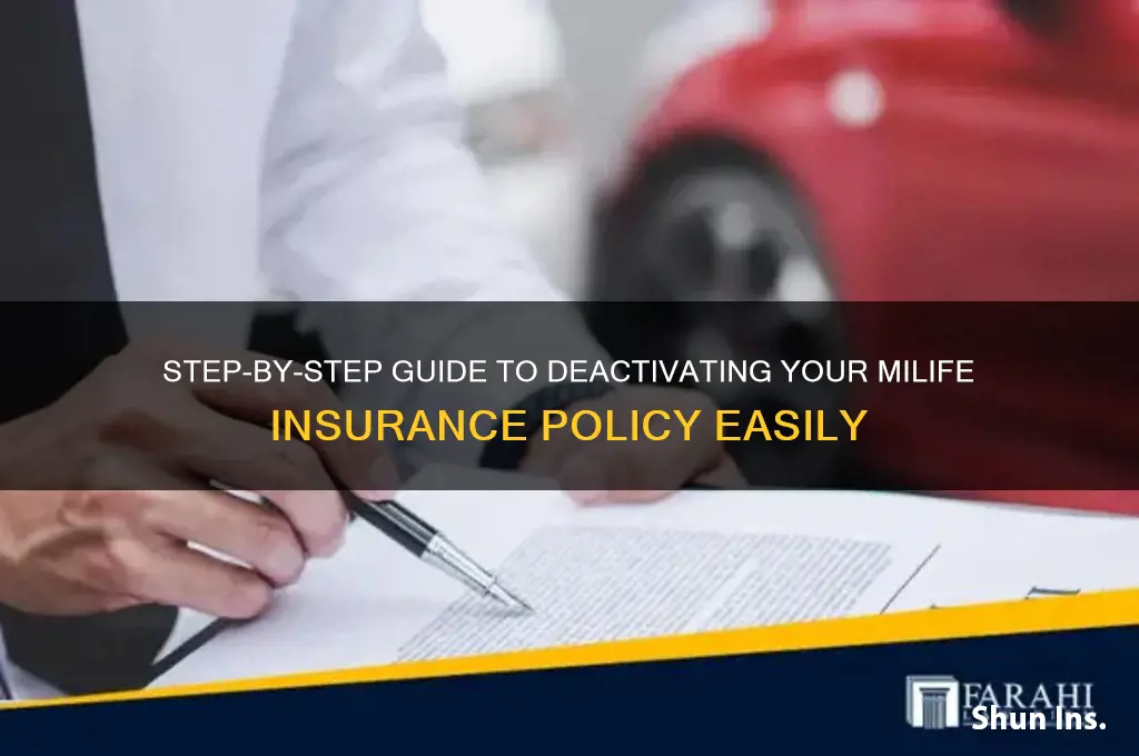 Step-By-Step Guide To Deactivating Your Milife Insurance Policy Easily ...