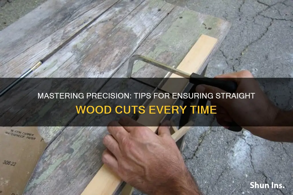 Mastering Precision: Tips For Ensuring Straight Wood Cuts Every Time ...