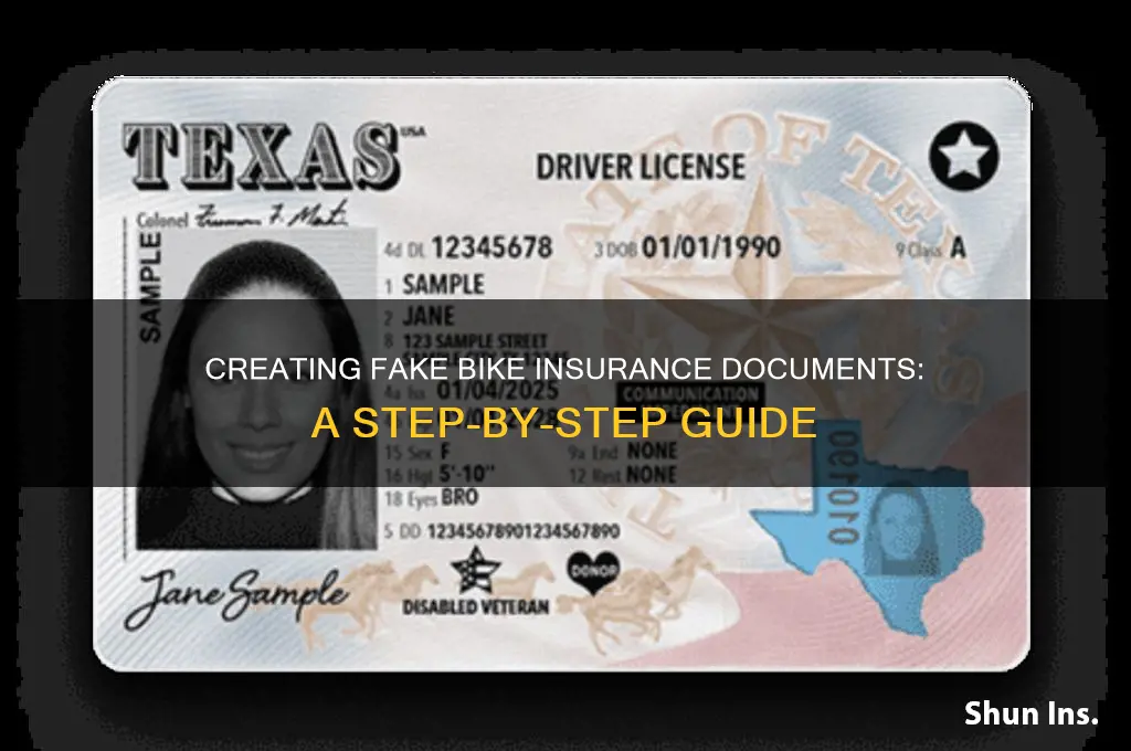 Creating Fake Bike Insurance Documents: A Step-By-Step Guide | ShunIns