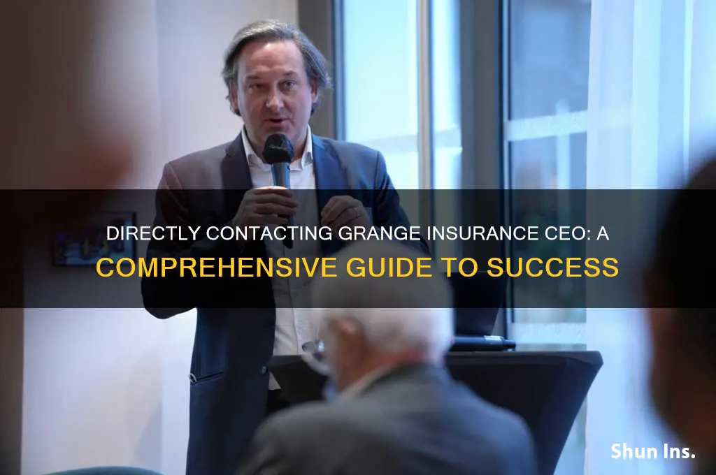 Directly Contacting Grange Insurance Ceo: A Comprehensive Guide To ...
