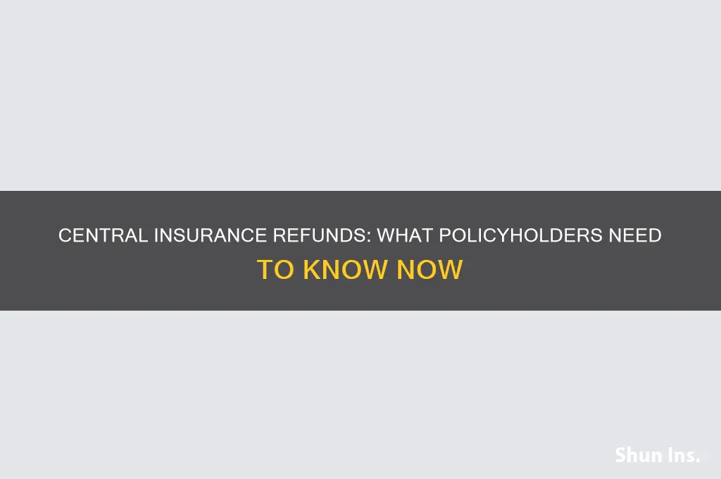 Central Insurance Refunds: What Policyholders Need To Know Now | ShunIns
