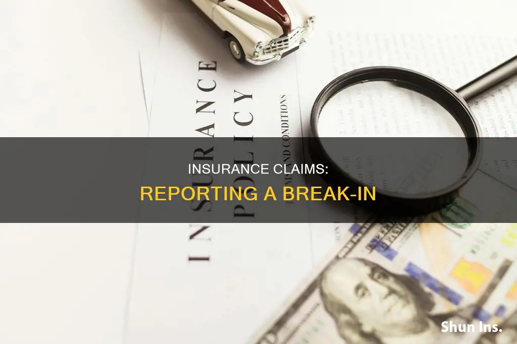 Insurance Claims: Reporting A Break-In | ShunIns