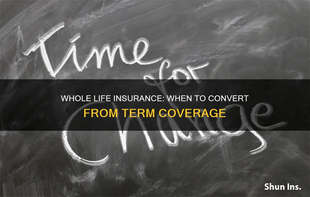 Whole Life Insurance: When To Convert From Term Coverage | ShunIns