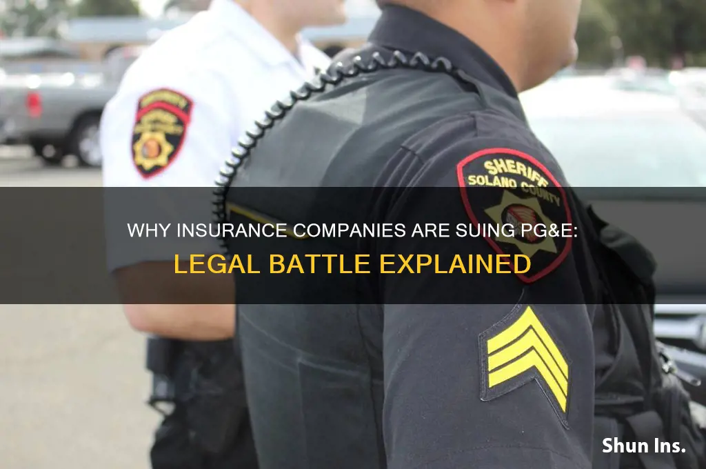 Why Insurance Companies Are Suing Pg&E: Legal Battle Explained | ShunIns
