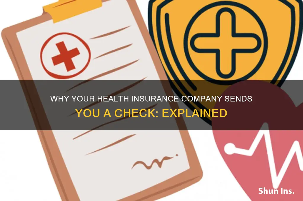 Why Your Health Insurance Company Sends You A Check: Explained | ShunIns